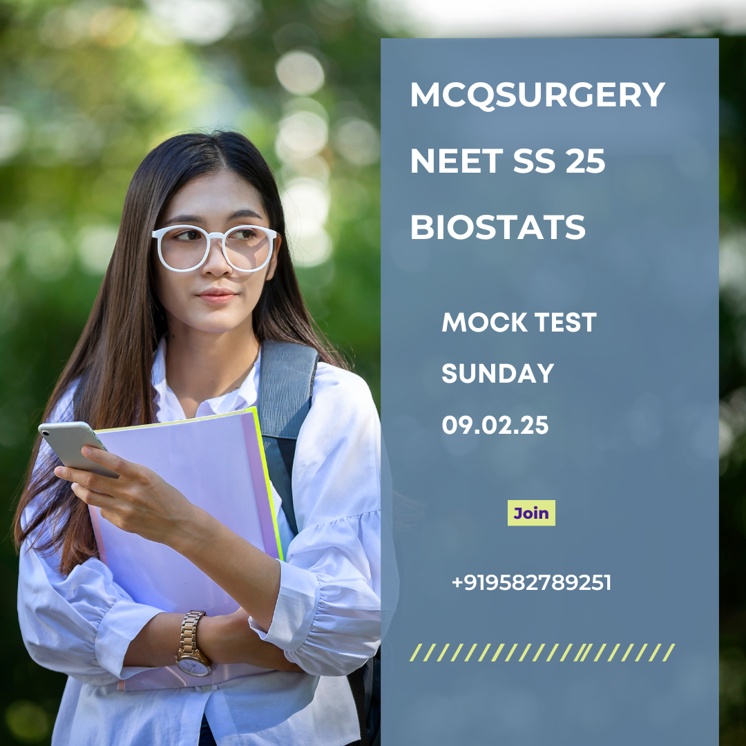 NEET SS Surgery Preparation – Mock tests – MCQS